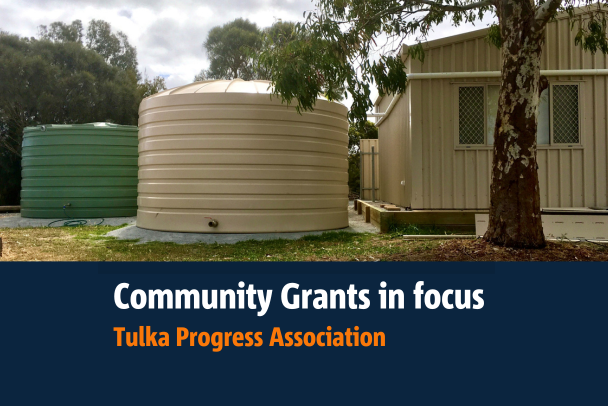 Community grant helps Tulka prepare for bushfire season