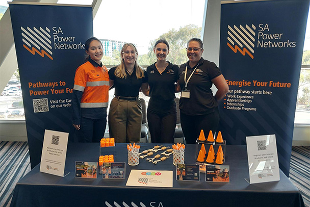 SA Power Networks exhibit at the inaugural STEM Women Graduate Careers ...